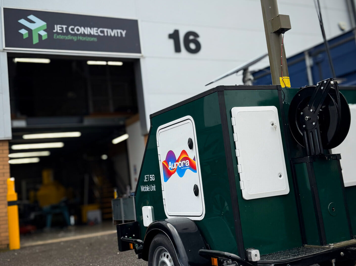 JET Unveils ground-breaking 5G Mobile Trailer Unit - JET Connectivity